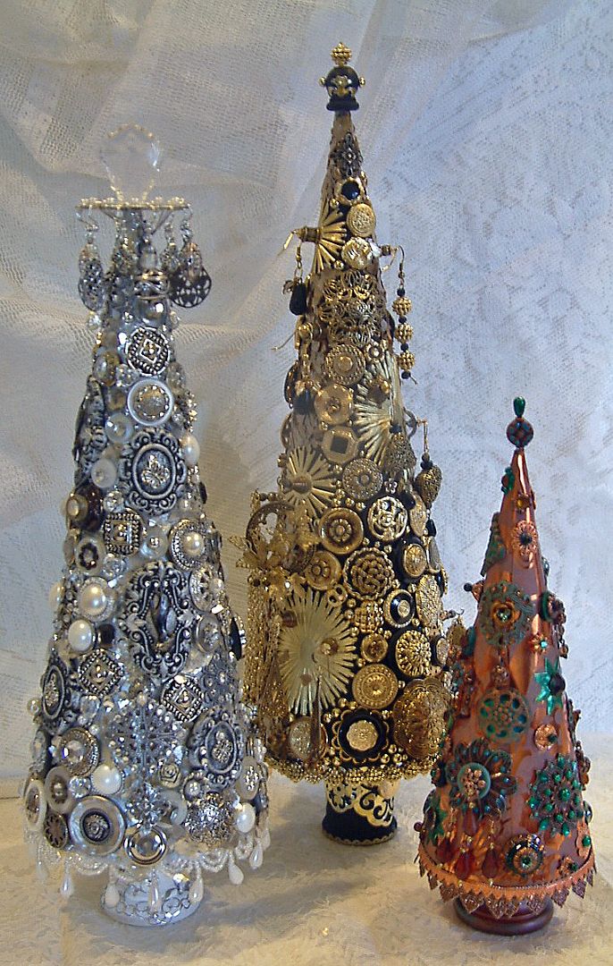 Artfully Musing: Jeweled Trees – Tutorial
